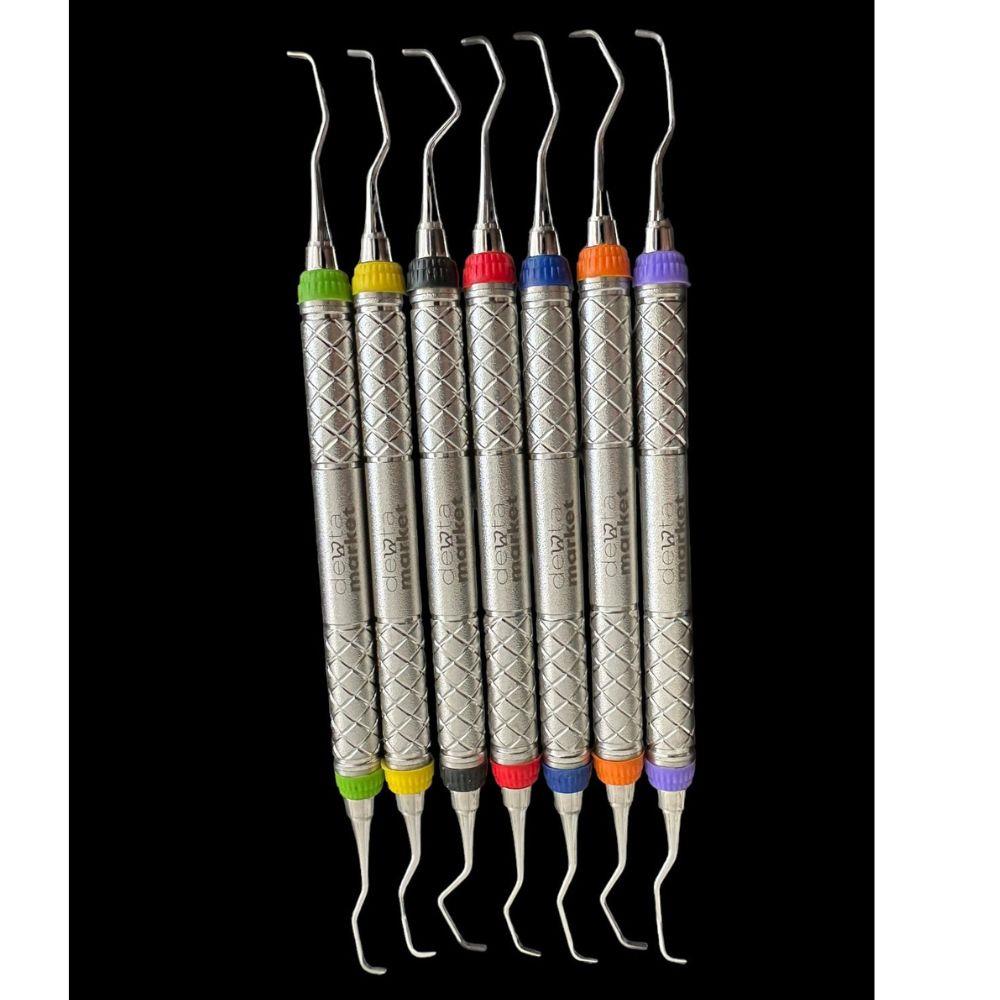 Kit Curetas de Gracey Colors + Brinde Sonda Periodontal Compre agora ...